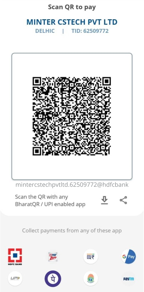 Online Payment - Minter CSTech - India Leading IT Rental Company In India